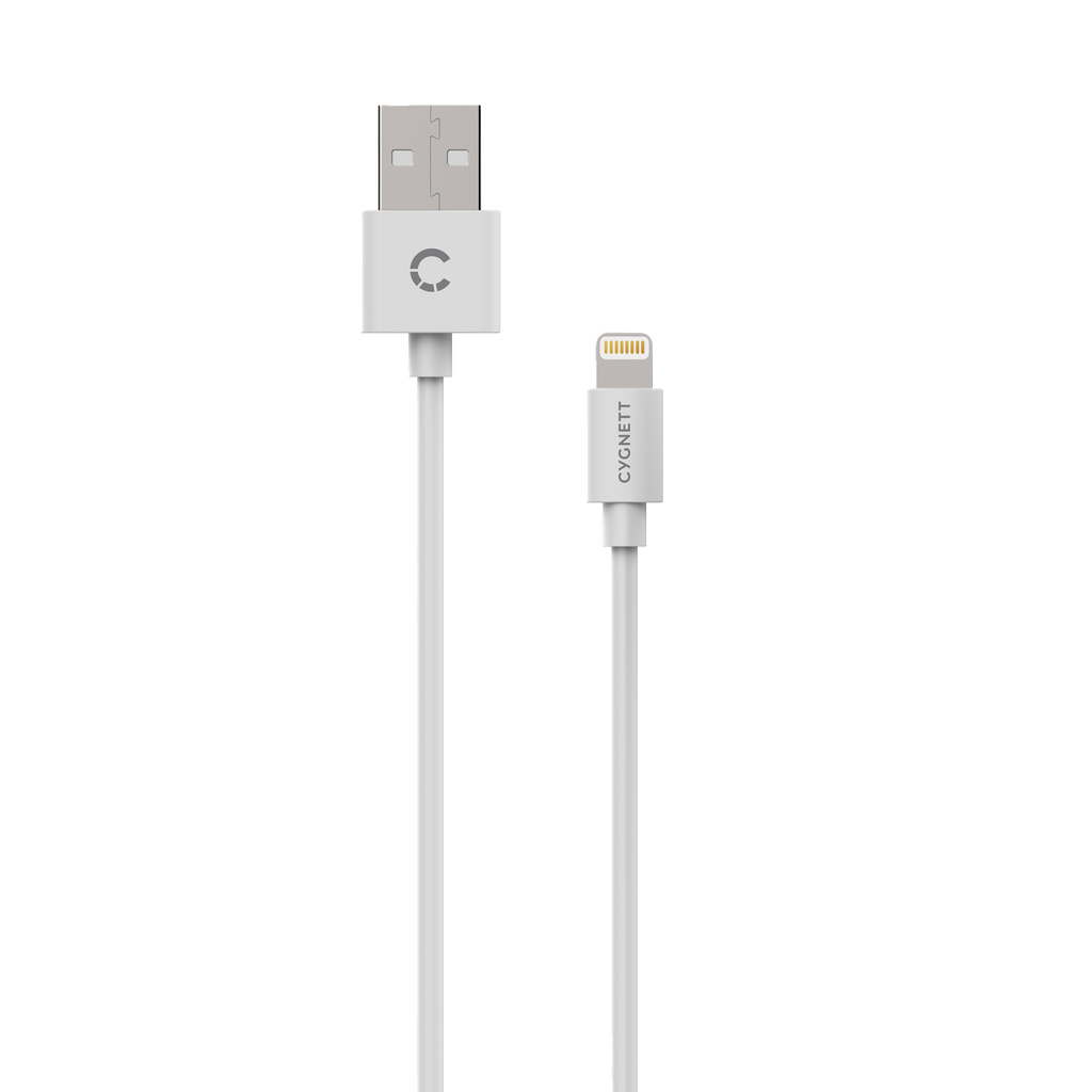 Essentials Lightning to USB-A Cable 1m - White – Cygnett
