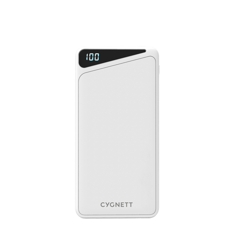 10,000 mAh Power Bank - White – Cygnett
