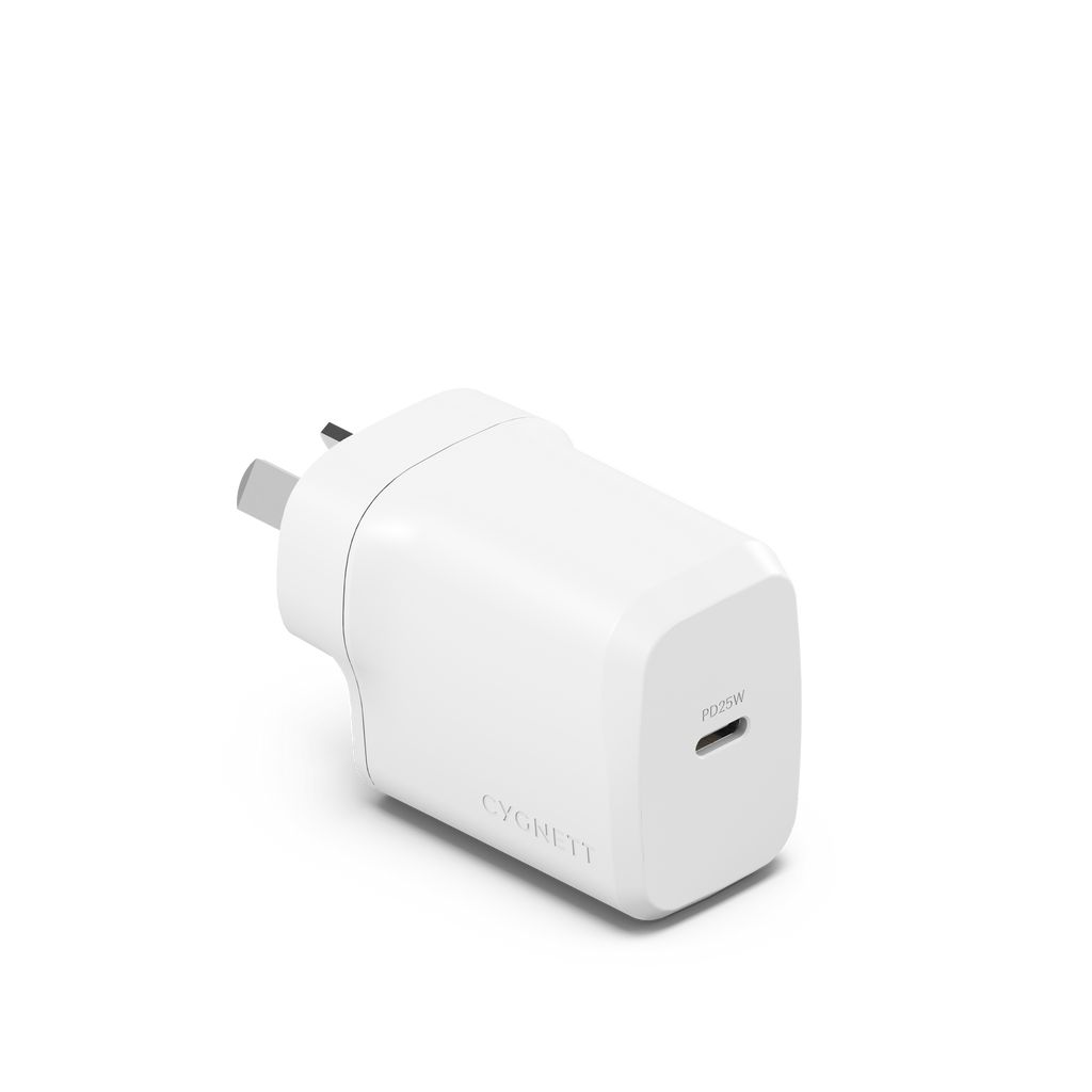 25W USB-C Wall Charger - White – Cygnett