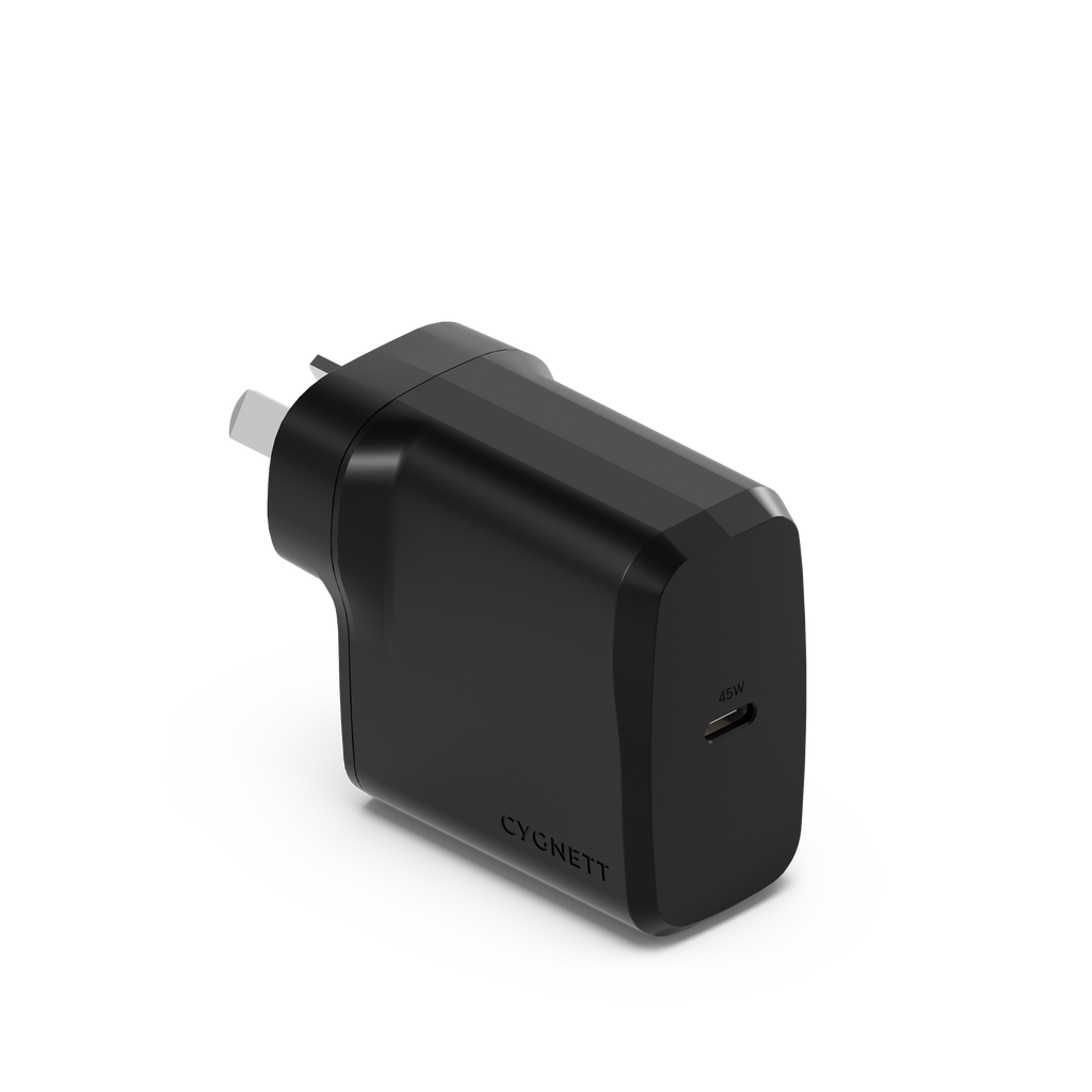 45W GaN USB-C Wall Charger - Black – Cygnett