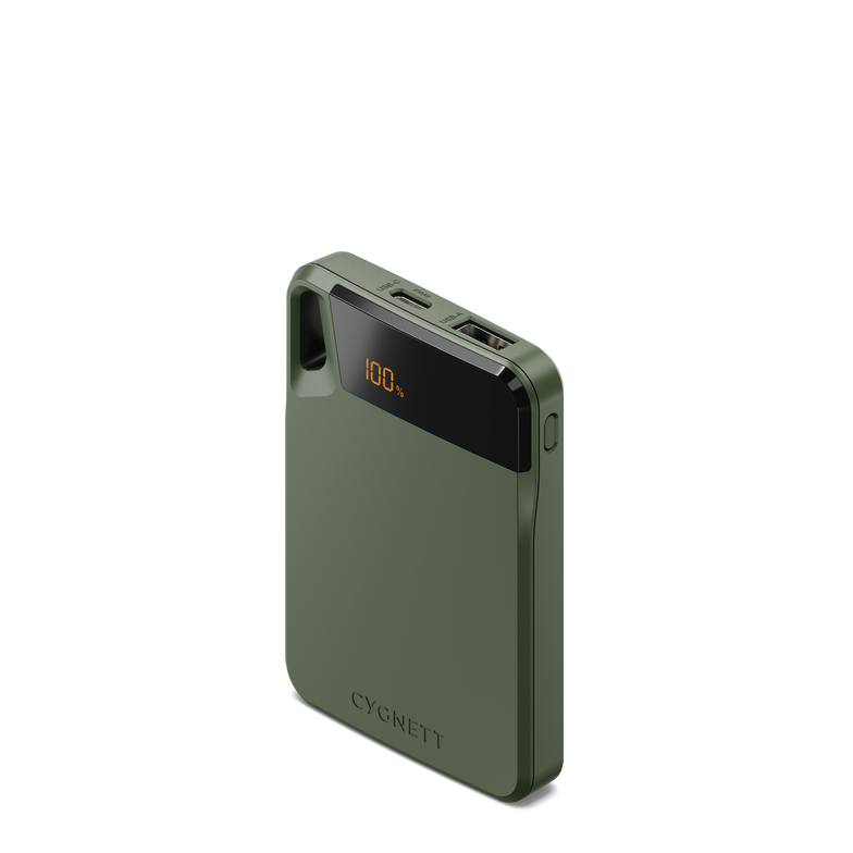 5,000 mAh Power Bank - Green – Cygnett
