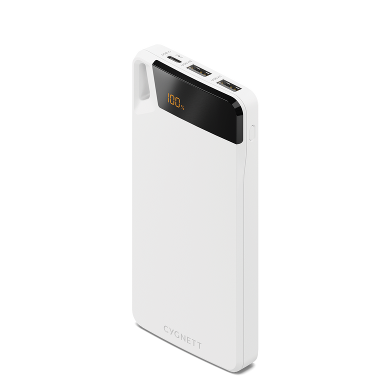 10,000 mAh Power Bank - White – Cygnett