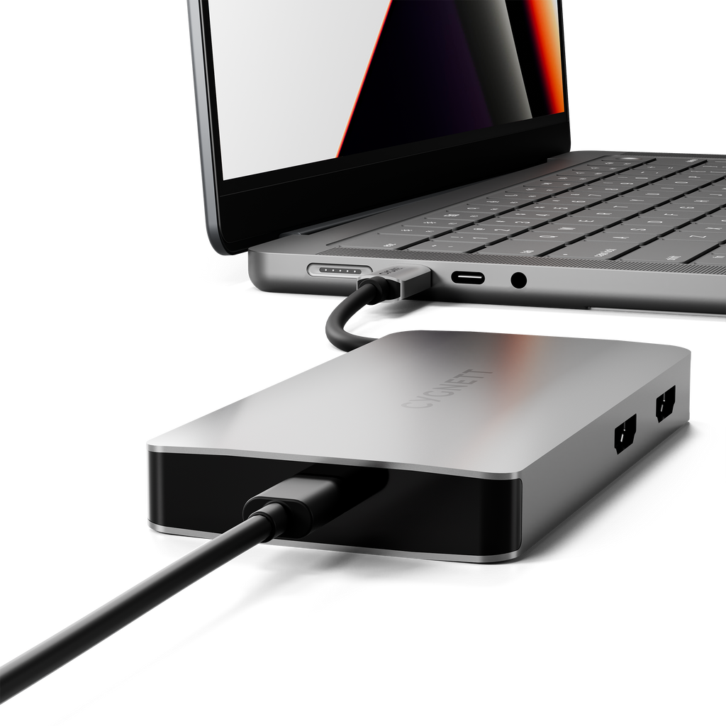 6-in-1 USB-C Hub (Dual HDMI) – Cygnett