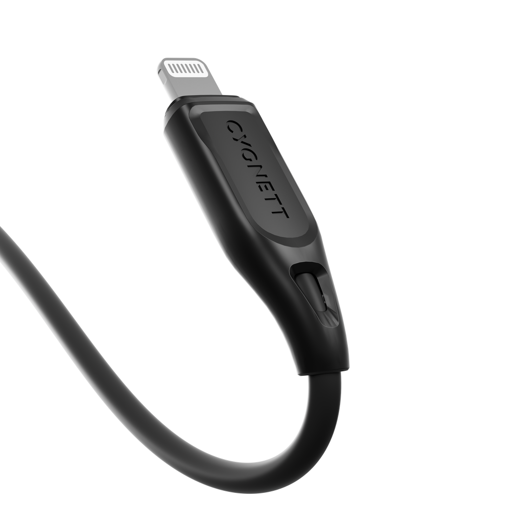 Lightning to USB-C 1M Cable - Black – Cygnett