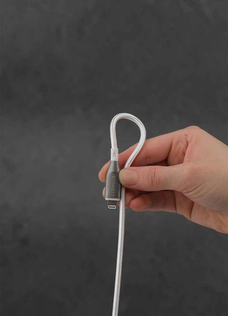 Lightning to USB-A Cable 3M - White – Cygnett
